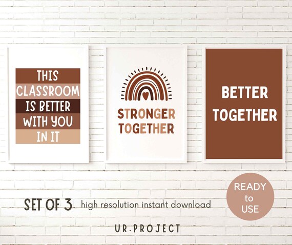 3 Boho Classroom Decor Classroom Poster Boho Teacher School - Etsy