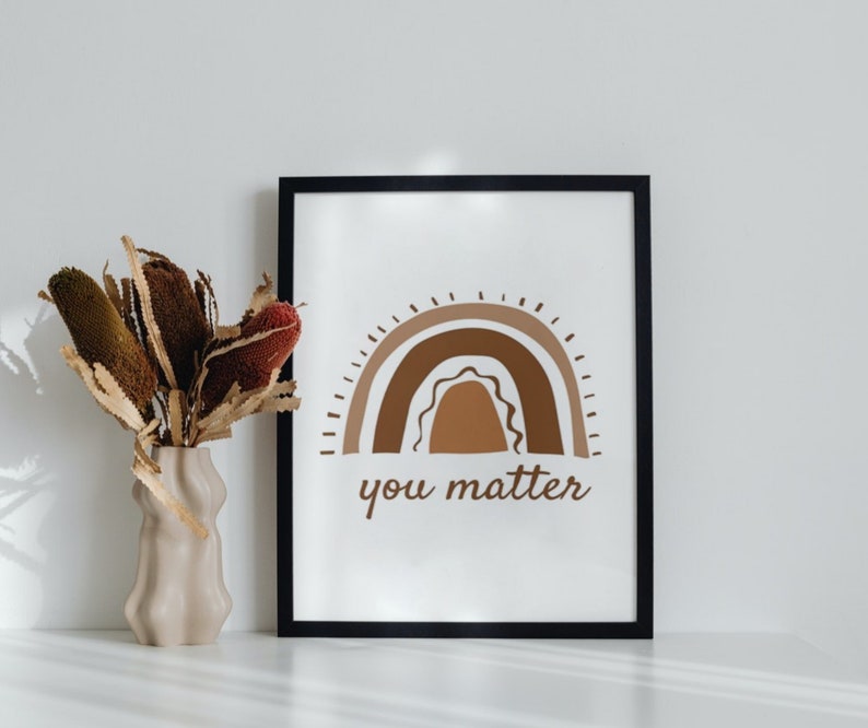 You Matter Print, Inclusion Poster, Diversity Poster, Equality ...