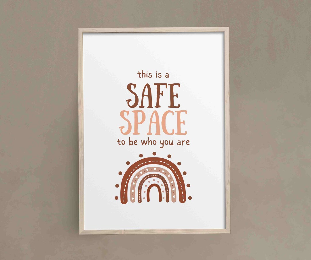 Safe Space Classroom Decor, Mental Health Poster, Classroom Posters ...