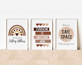 Boho Classroom Decor Boho Teacher Gift Daily Affirmations - Etsy