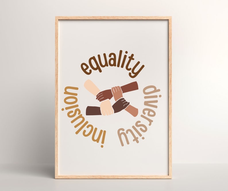 Diversity Poster Set: Boho Classroom Decor (digital Download) - Etsy