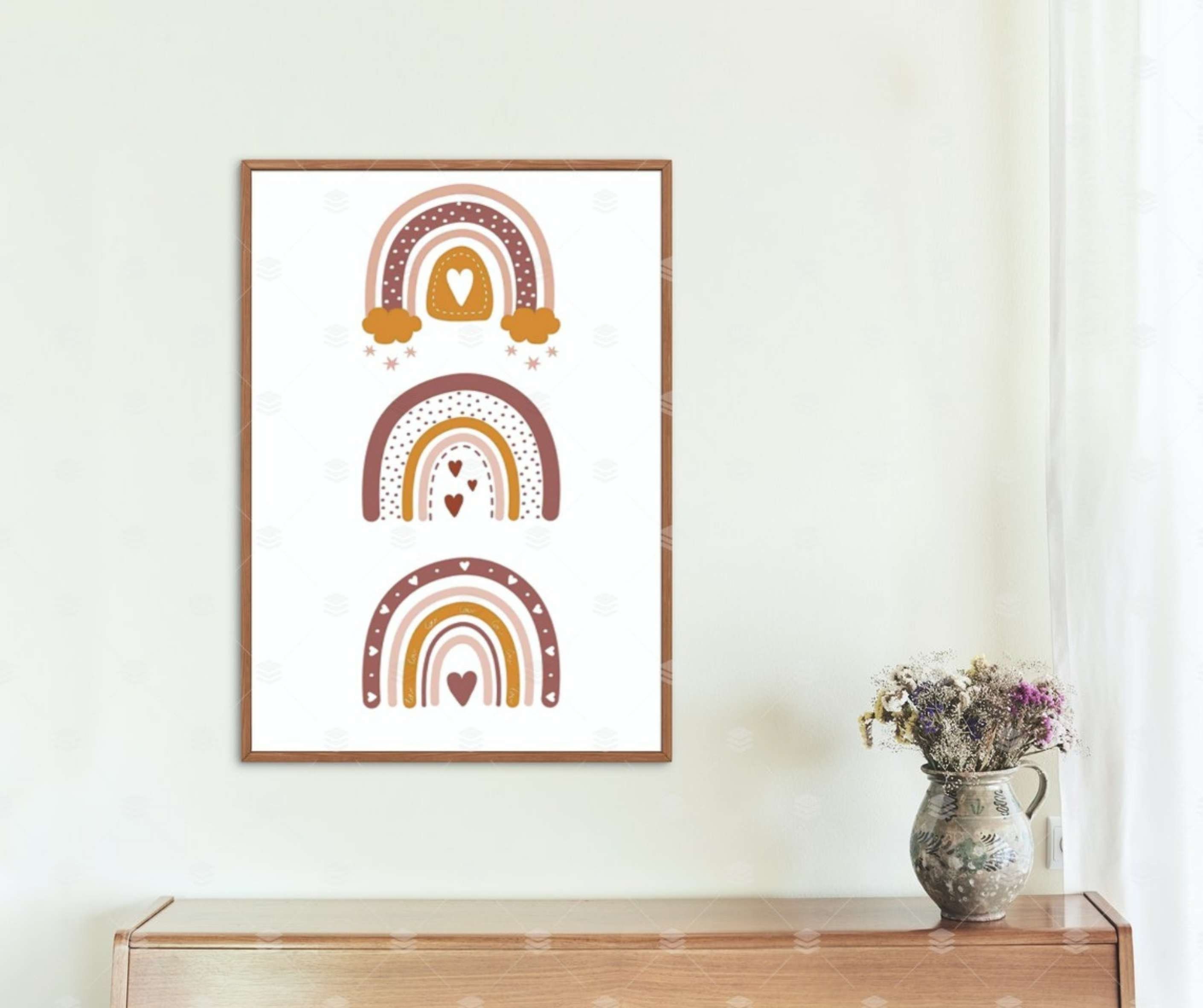 Boho Rainbow, Boho Teacher Gift, Classroom Decor, Bohemian Classroom ...