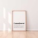 Commitment Definition Wall Art | Minimalist Office Decor | Motivational ...