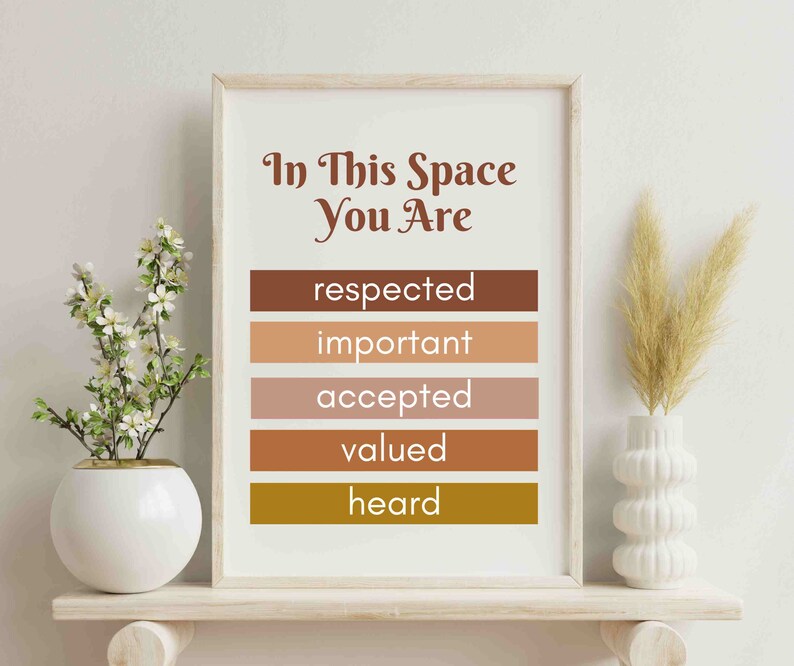 Positive Affirmation Classroom Decor Elementary, Kids Wall Art ...