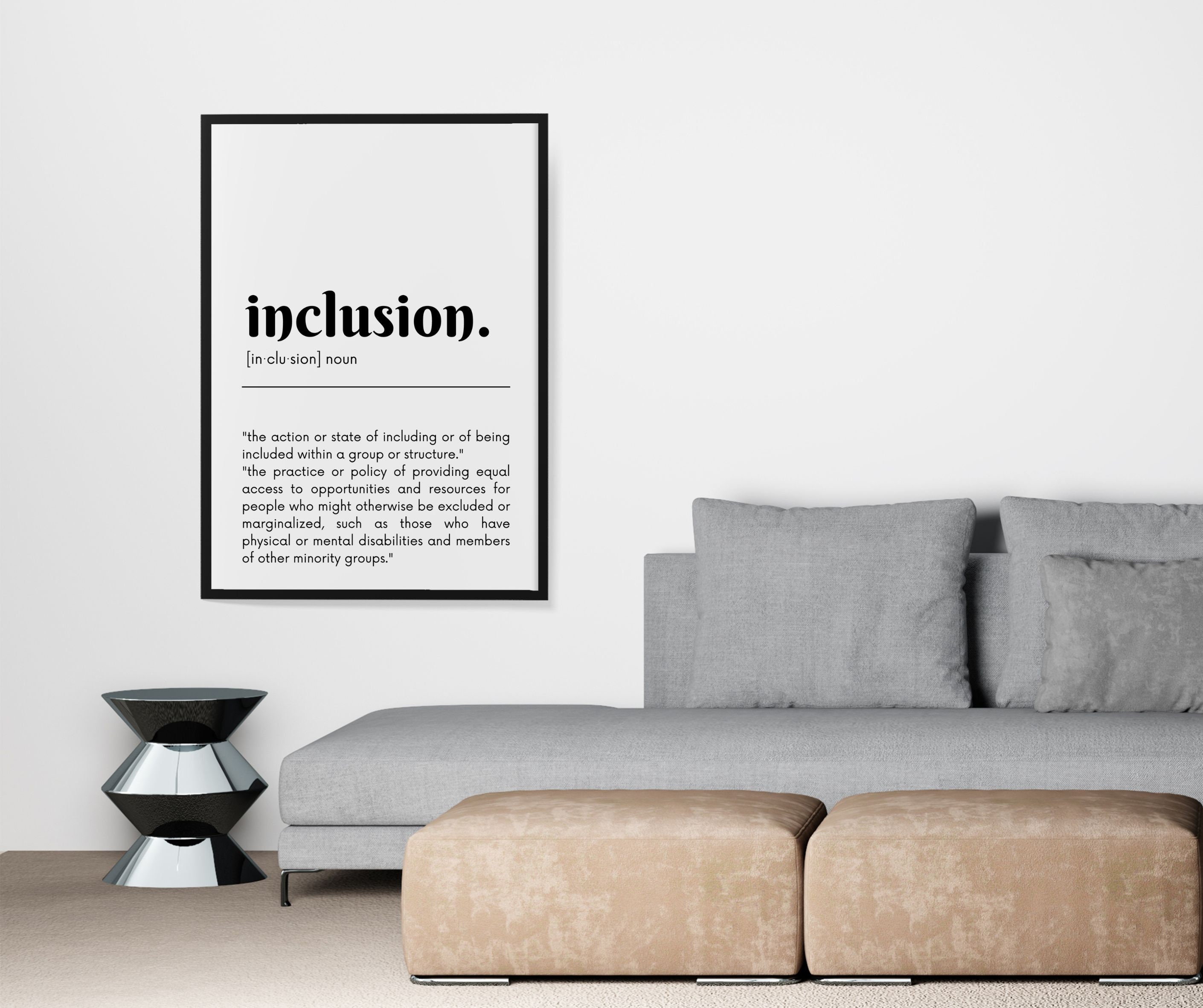 Equality Definition, Set of 3, Diversity Definition, Inclusion Posters ...