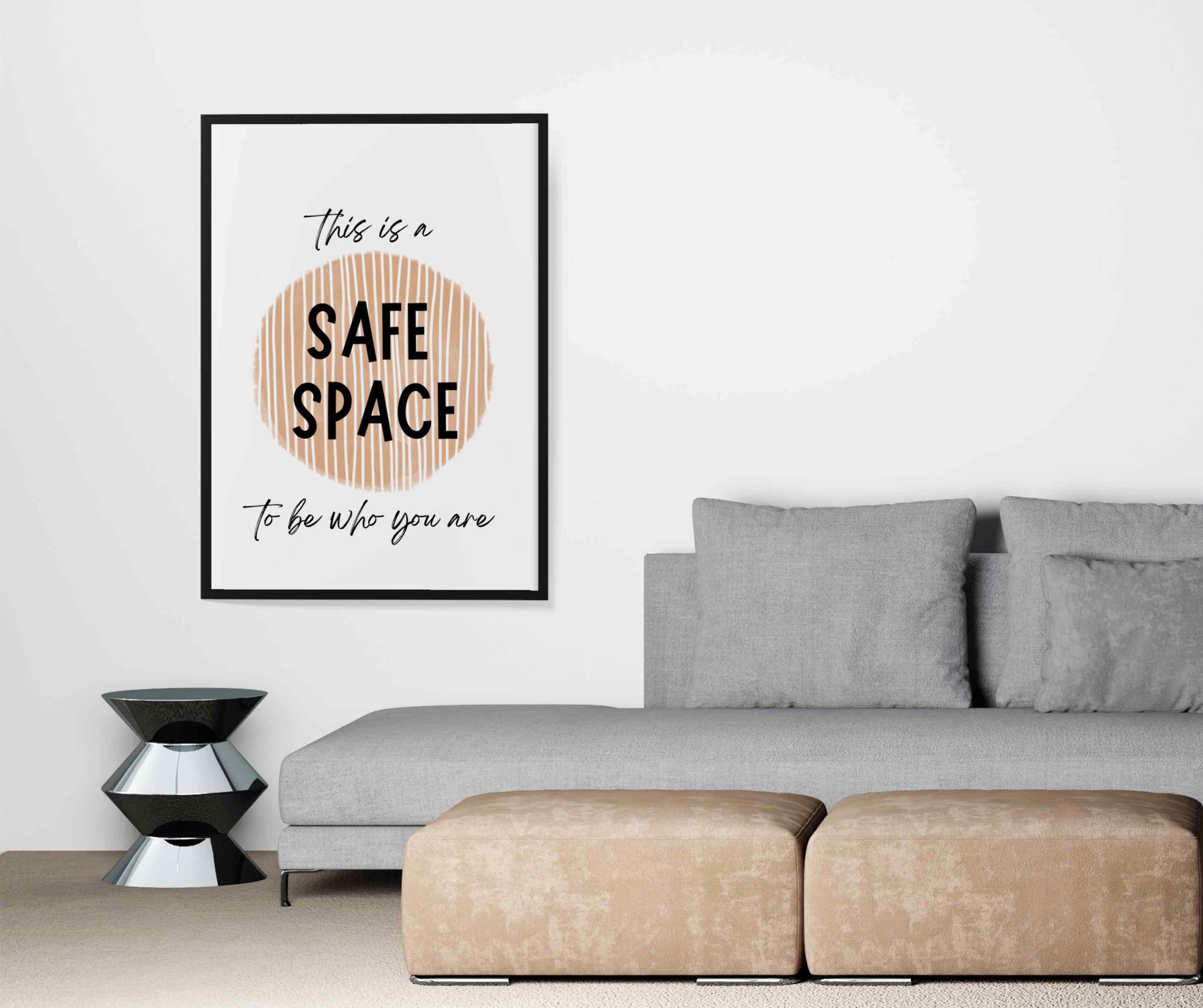Safe Space Poster Inclusive School Art Diversity Print - Etsy