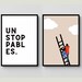 Unstoppables Office Decor Set of 2, Minimalist Office Decor ...