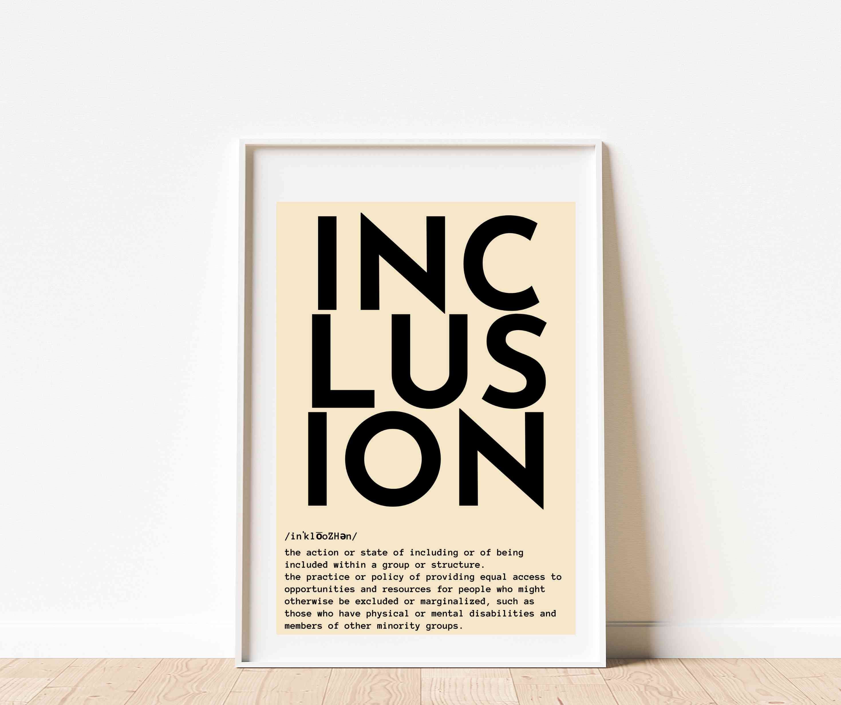 Diversity Office Decor, Definition Print, DEI Printable Poster ...
