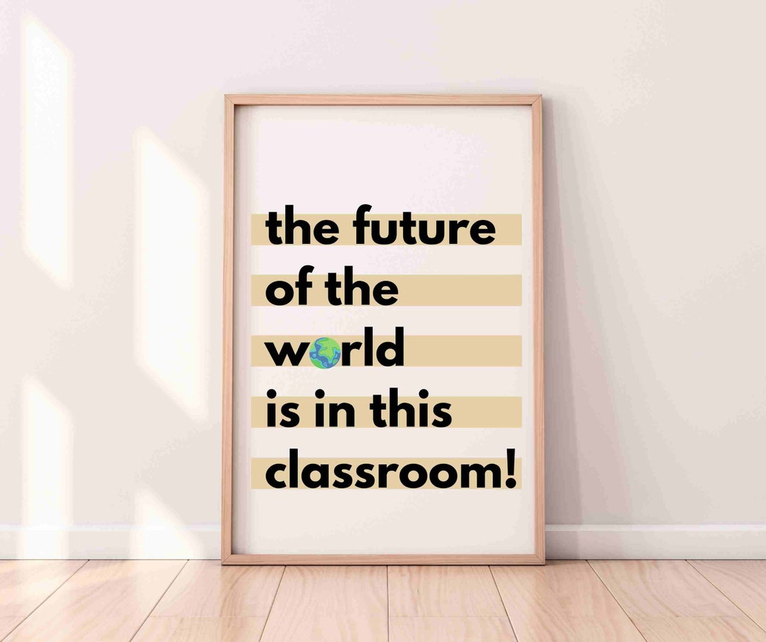 Boho Teacher Gift, Boho Classroom Decor, Positive Classroom, Positive ...