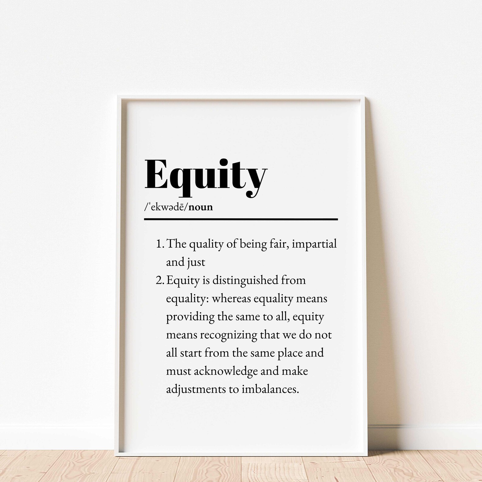Inclusion Definition, Set of 6, Diversity Equality Inclusion Definition ...