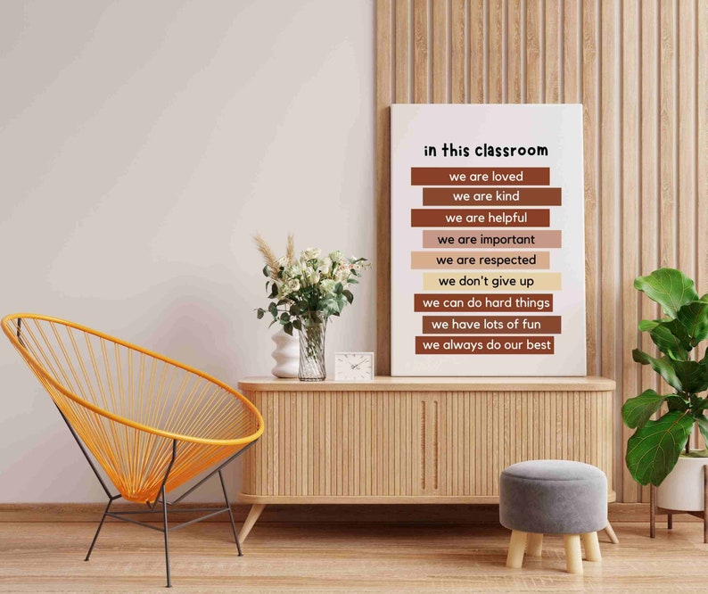 Boho Classroom Decor, Affirmations Poster, Positive Affirmation, Boho ...