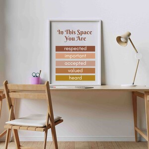 Positive Affirmation Classroom Decor Elementary, Kids Wall Art ...