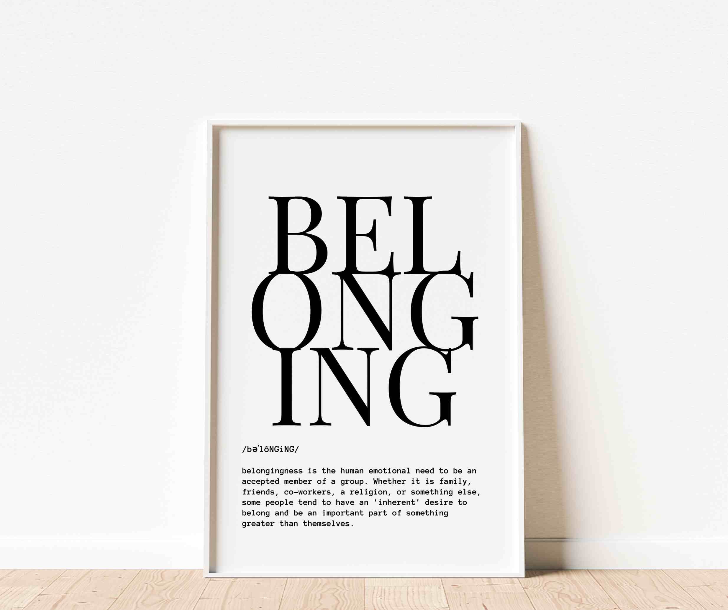 Minimalist Office Print, Set of 4, Diversity Office Decor, Inclusion ...