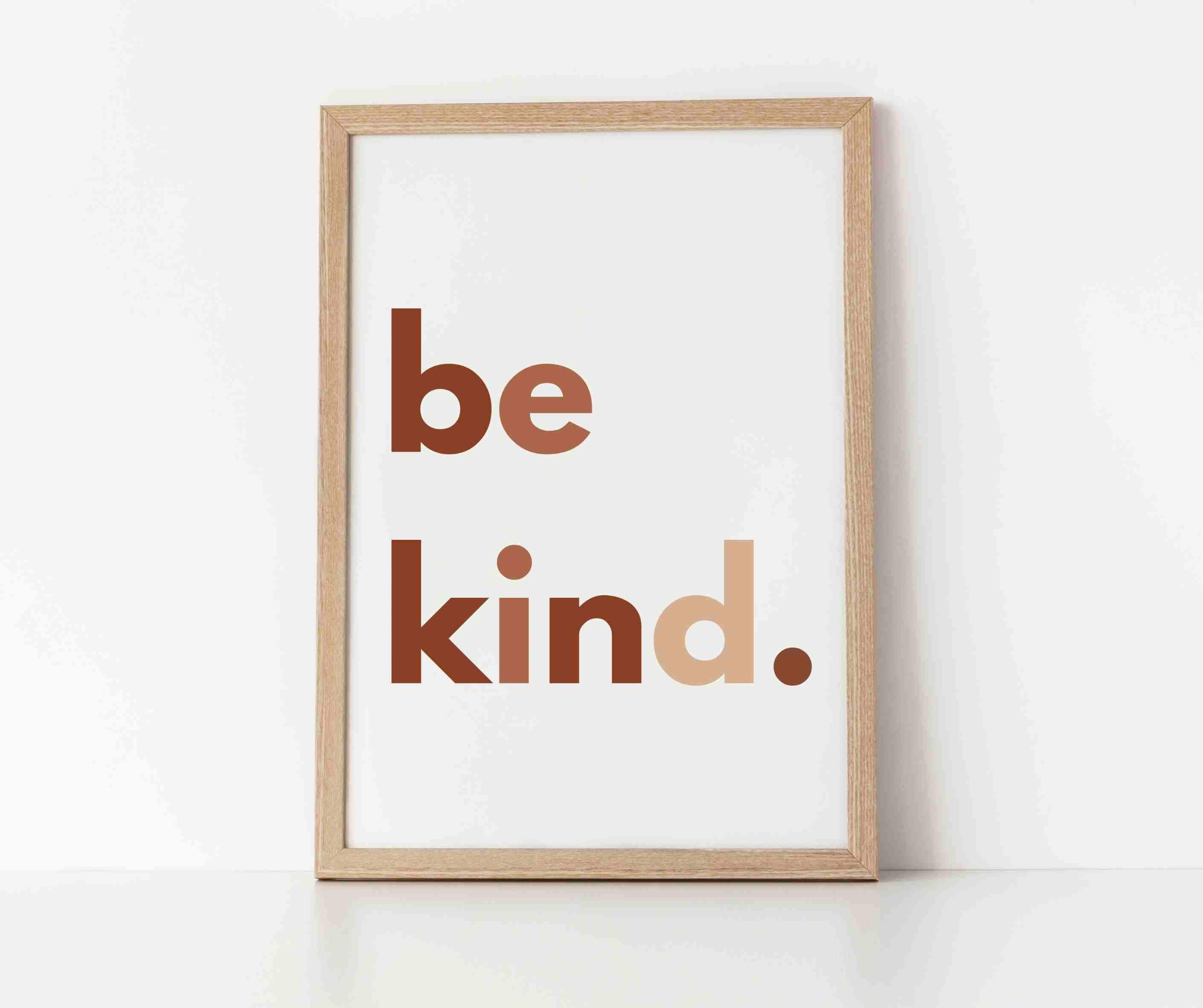 Be Kind Poster, Equality Classroom, Equality Print, Diversity Wall Art ...