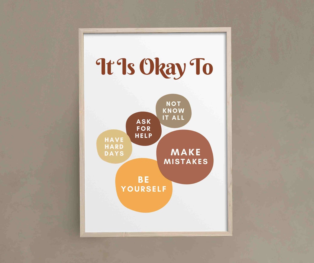Classroom Decor Elementary, Positive Affirmation, Kids Wall Art ...