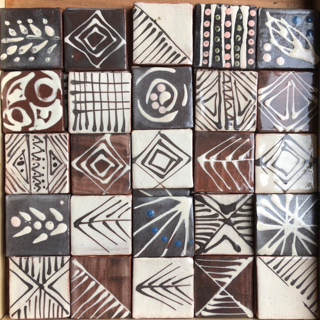Tribal Tiles - Etsy