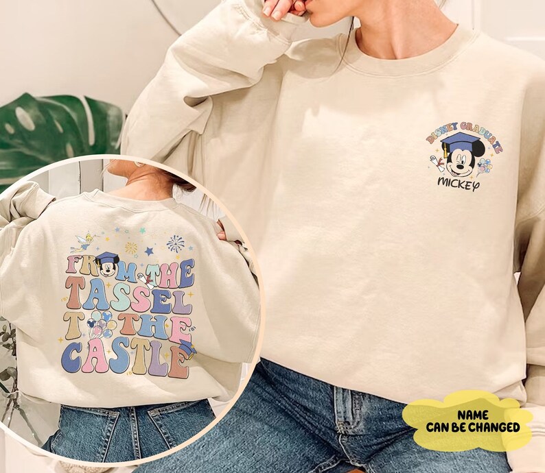 Cute Mickey Graduation 2024 Digital Disneyland Family Graduation Png ...