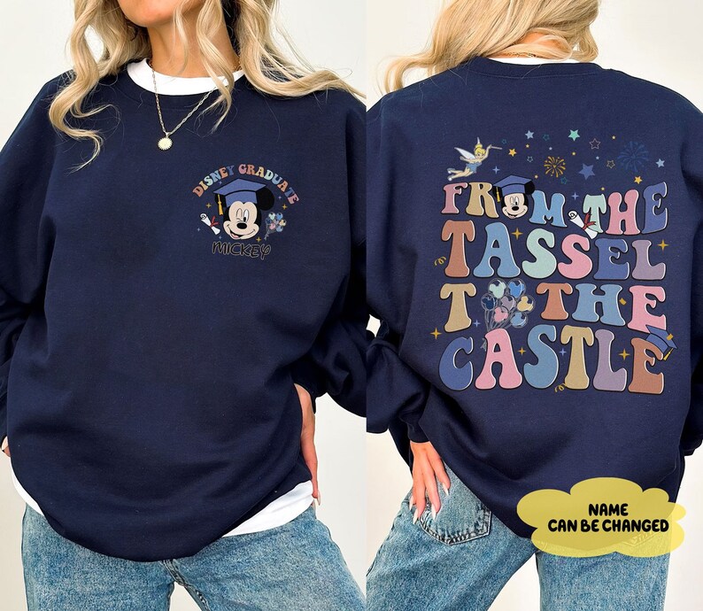 Cute Mickey Graduation 2024 Digital Disneyland Family Graduation Png ...