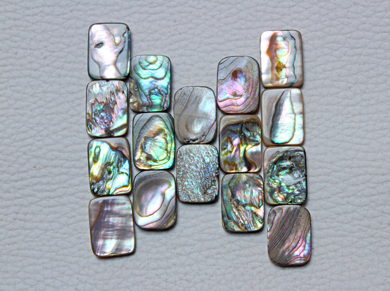 Abalone Shell Doublet Rectangle Shape Bead Gemstone Designer | Etsy