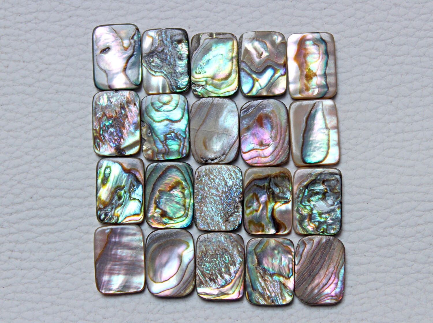 Abalone Shell Doublet Rectangle Shape Bead Gemstone Designer | Etsy