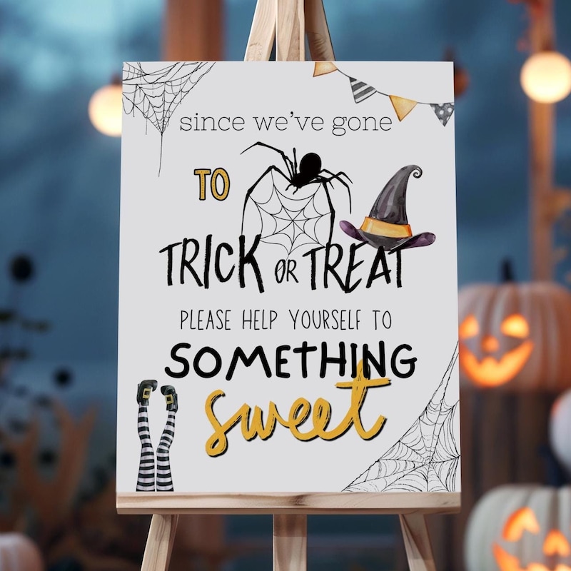 Halloween Help Yourself Signs - Etsy