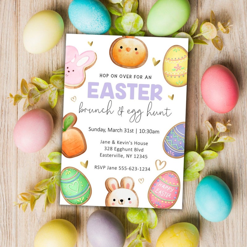 Easter Brunch Invite - Etsy