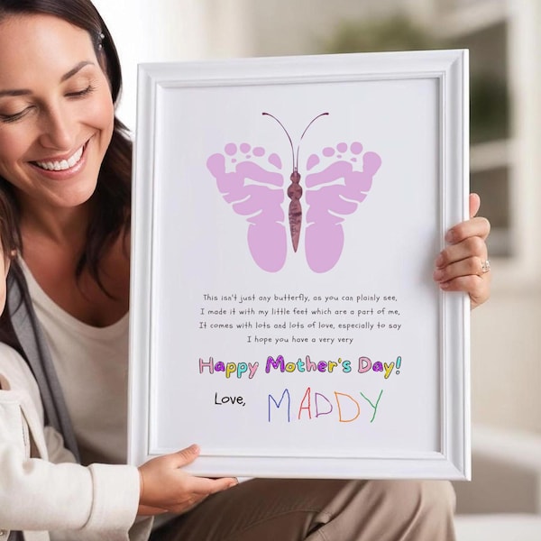 Mothers Day Butterfly Poem - Etsy