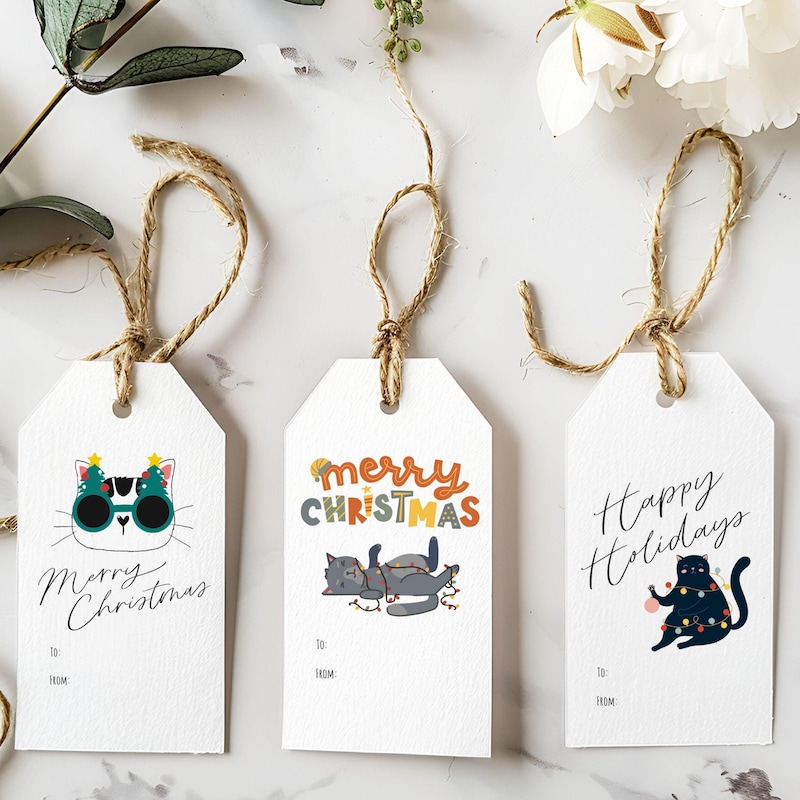 Cat Gift Tags - 60+ Gift Ideas for 2025