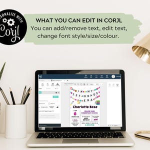 Editable Back to School Sign: Friendship Bracelet Design (digital ...