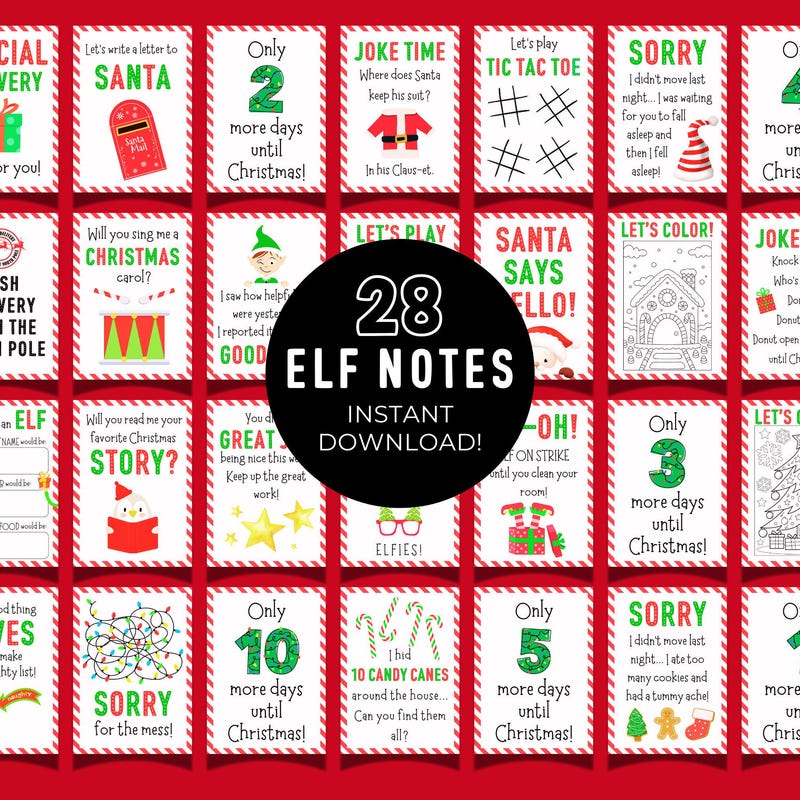 Elf Notes - Etsy