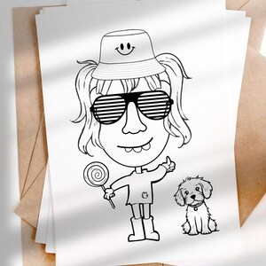 Cartoon Caricature Activity: Traceable Character Pages (printable ...