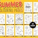 Summer Coloring Pages, Fun in the Sun Summer-themed Sheets for Kids ...