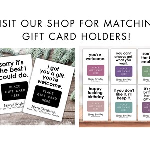 Sarcastic Gift Tags: Funny Printable Gift Labels (set of 18) (digital ...