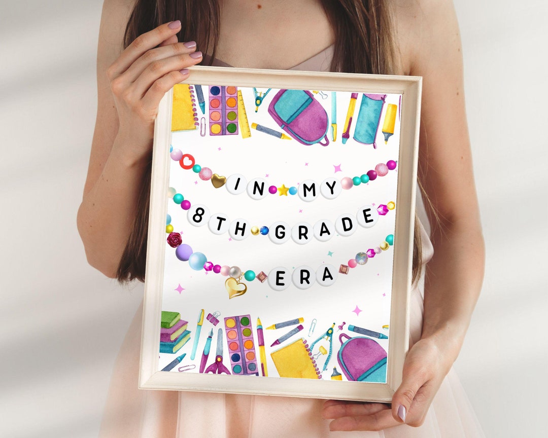 Back to School Sign: Friendship Bracelet Design, Grades 1-8 (digital ...