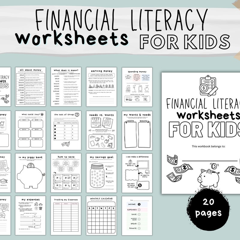 Saving Money Activities - Etsy