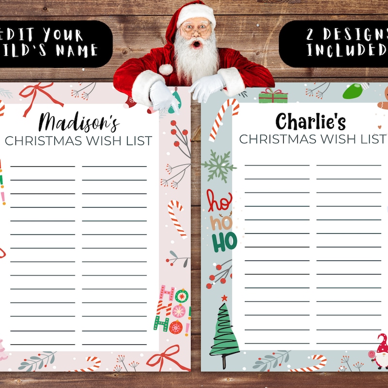 Personalized Party List - Etsy