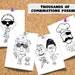 Draw Your Own Cartoon Activity for Kids, Traceable Character Pages ...