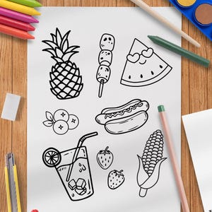 Summer Coloring Pages, Fun in the Sun Summer-themed Sheets for Kids ...