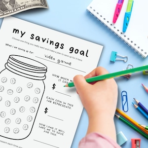 Financial Literacy Workbook for Kids, Teach Learn About Money Printable ...