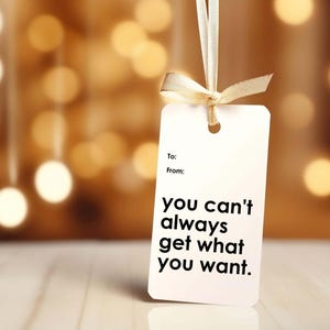 Sarcastic Gift Tags: Funny Printable Gift Labels (set of 18) (digital ...