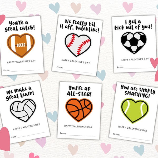 Sports Valentine - Etsy
