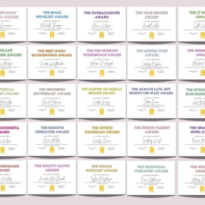 25 Funny Employee Recognition Award Certificates, Editable Template ...