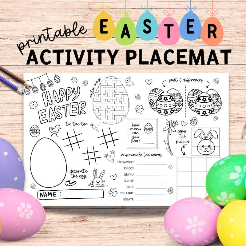 Easter Placemats - Etsy