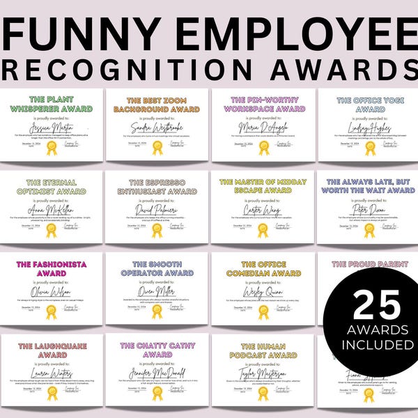 Funny Healthcare Appreciation Awards - Etsy