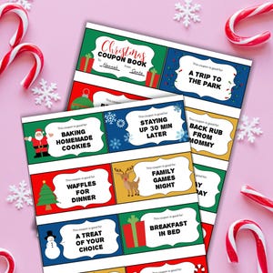 Editable Christmas Coupon Book for Kids: DIY Stocking Stuffer ...