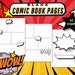 Blank Comic Book Page Templates, Comic Strip Pages for Kids, Create ...