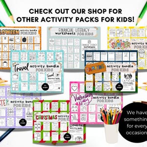 Financial Literacy Workbook: Money Activities for Kids (PDF) - Etsy