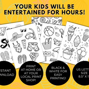 Summer Coloring Pages, Fun in the Sun Summer-themed Sheets for Kids ...