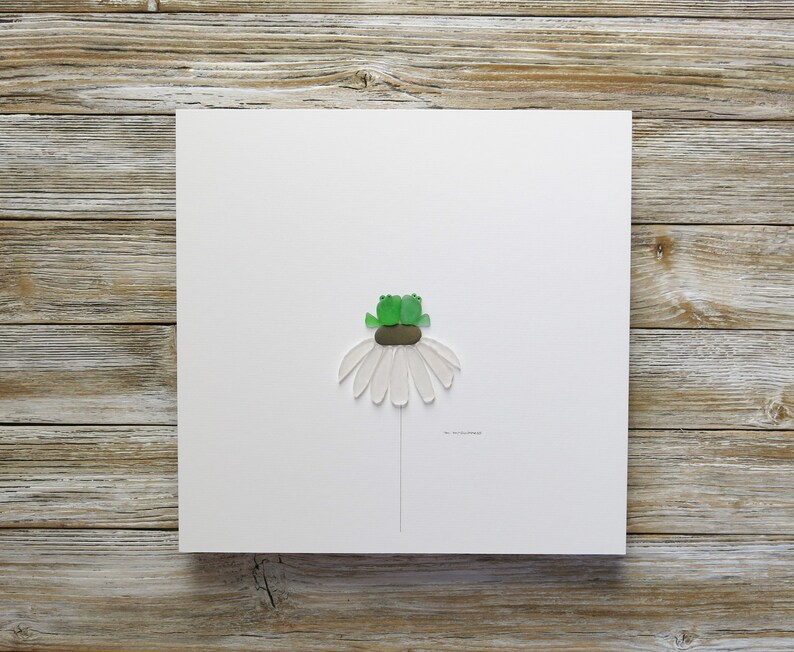 Original Pebble Artsea Glass Artpebble Art Frogspebble Art | Etsy