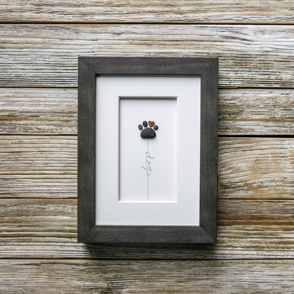 Dog Pebble Art - Etsy